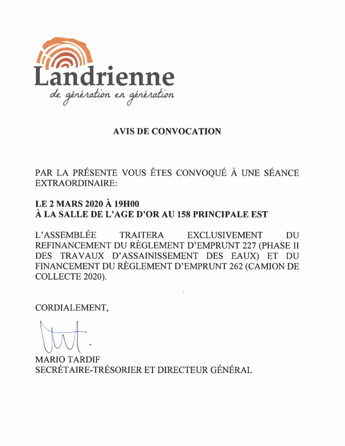Municipalité de Landrienne - Abitibi-Témiscamingue